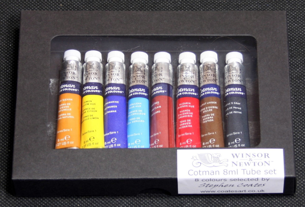 Cotman 8ml watercolour set – 8 tubes – Coates Art